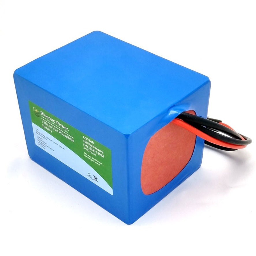 12V 9Ah LiFePO4 Battery - Bioenno Power BLF-1209A