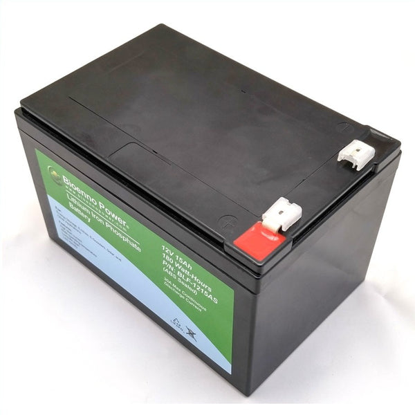 12V, 15Ah LFP Battery (ABS, BLF-1215AS) – Bioenno Power